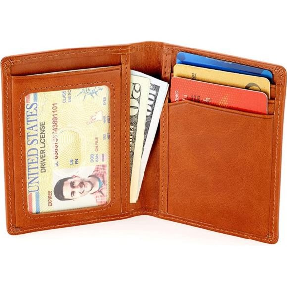 Bags | Mens Slim Front Pocket Wallet Rfid Blocking Thin Minimalist ...